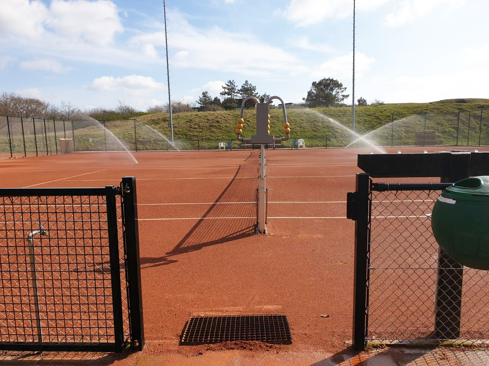 Beregening tennisbaan