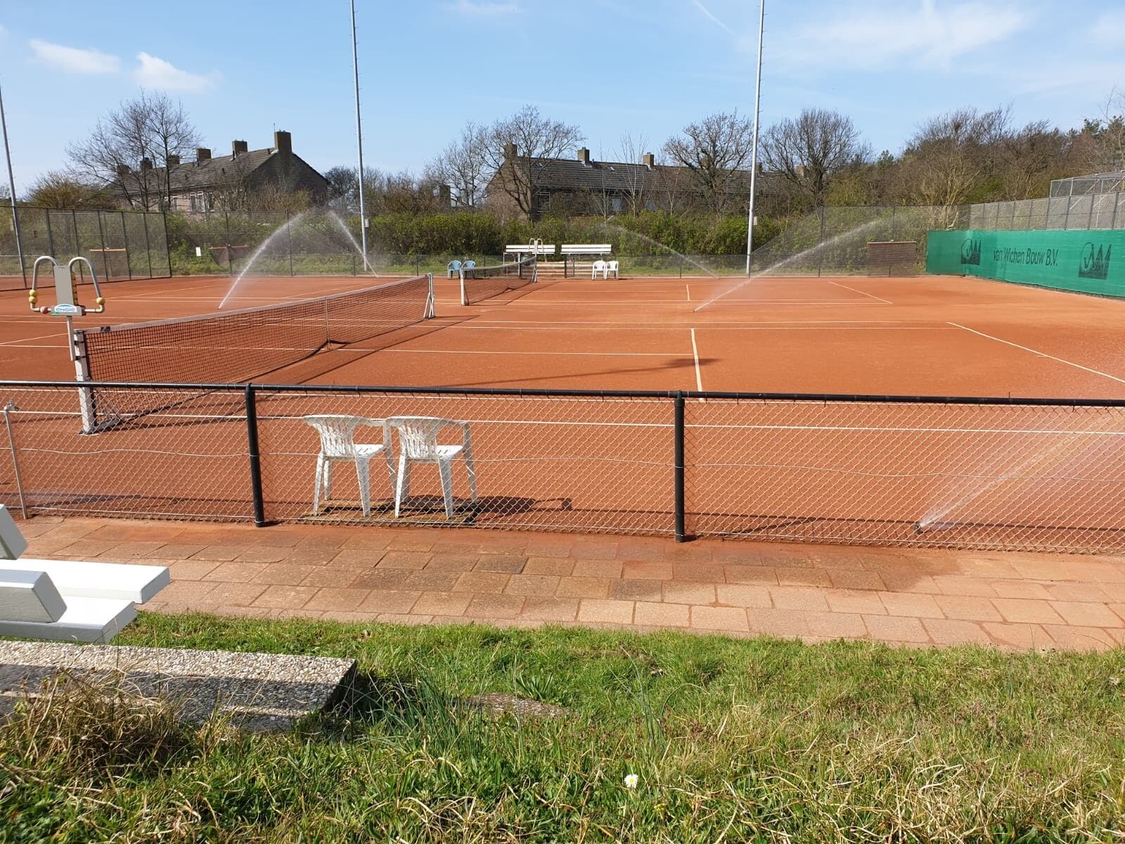 Beregening tennisbaan