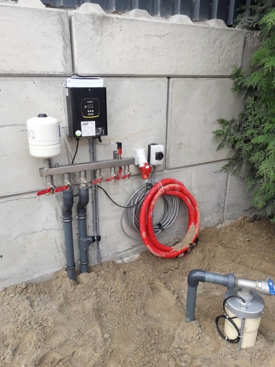 Installatie stofbestrijding