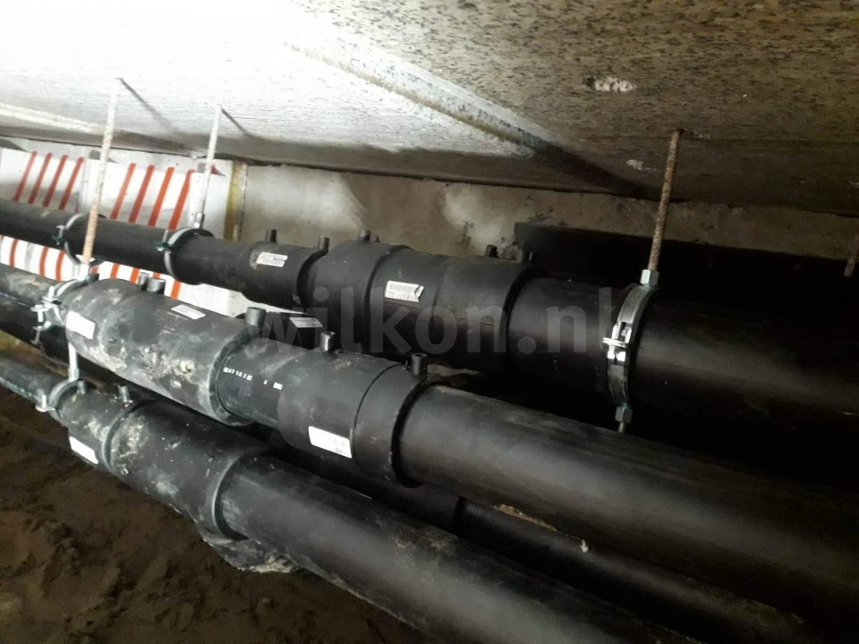 Vervangen stalen CV-leidingen voor PE