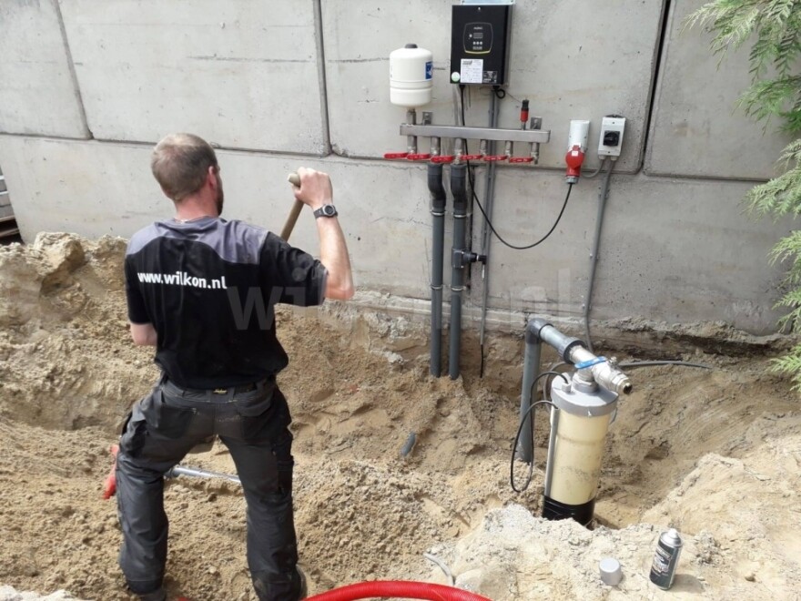 Installatie stofbestrijding